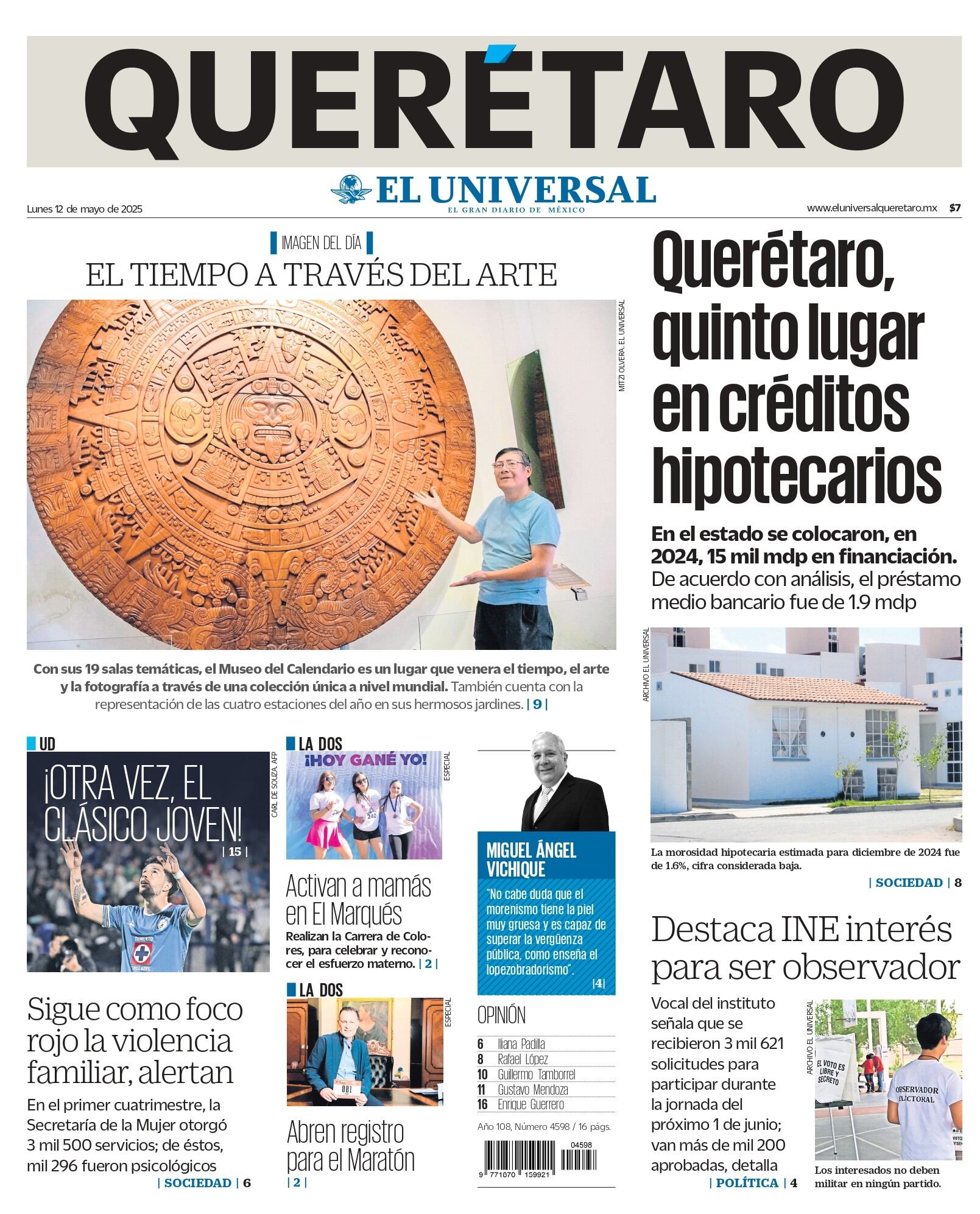 Portada 12 de mayo de 2025 | Querétaro